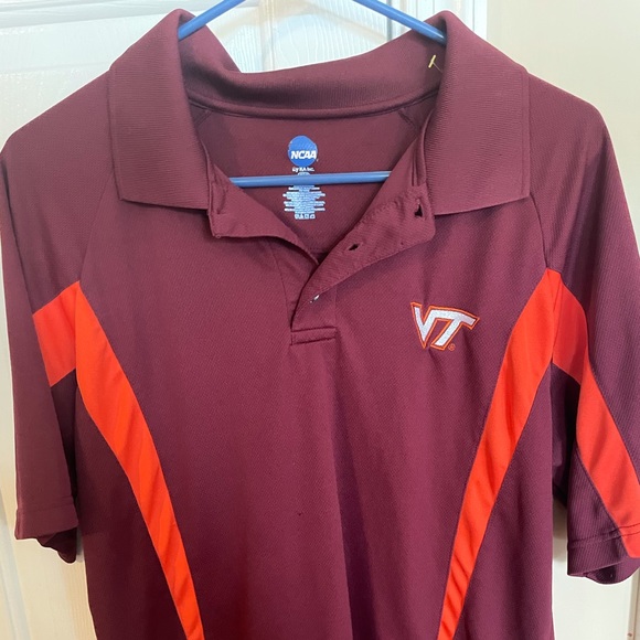 NCAA | Shirts | Virginia Tech Vt Hokies Ncaa Maroon Golf Polo Tee ...